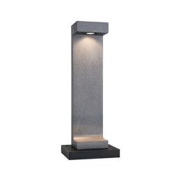 LED Pollerleuchte Paulmann "Concrea IP65 616mm 3000K 6,8W 200lm 230V schwarzer Sandstein Beton", schwarz, B:16cm H:61,6cm T:13,2cm, Leuchten, LED Pollerleuchte
