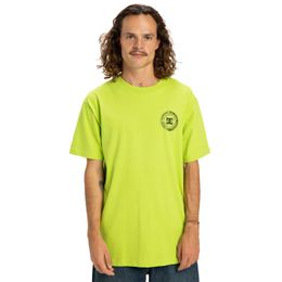 T-Shirt DC Shoes "DC Corpo Fb", Herren, Gr. S, lime gr&uuml;n, Obermaterial: 75% Walkfrottier, 25% Walkfrottier;, Shirts T-Shirt
