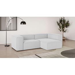 Ecksofa OTTO HOME "HAILY L-Form links/rechts, Modularsofa, Sitztiefe 70/130 cm", grau (hellgrau), B:260cm H:72cm T:160cm, 100% Polyester, Sofas, Ecksofa, als Modul oder separat verwendbar, f&uuml;r individuelle Zusammenstellung