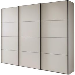 Schwebet&uuml;renschrank Wiemann "Phoenix, Made in Germany, modernes Design, Highlight, Blickfang", champagner, dekor, B:246cm H:217cm T:67cm, Schr&auml;nke, Schwebet&uuml;renschrank, maximaler Staurraum, inkl.Einlegeb&ouml;den, W&auml;scheb&ouml;den u. D&auml;mpfer