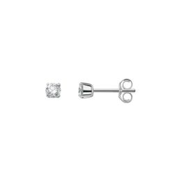 Paar Ohrstecker ONE ELEMENT "0.30 ct Diamant Brillant Ohrringe Ohrstecker aus 585 Wei&szlig;gold", silber, Ohrringe, Damen, Wei&szlig;gold 585, Paar Ohrstecker