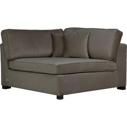 Sofa Home Affaire "Skara XXL", grau (taupe), B:130cm H:86cm T:130cm, 100% Polyester, Sofas, Sofa, Eckelement zur individuellen Polstergarnitur-Gestaltung