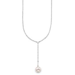 Kette ohne Anh&auml;nger Bruno Banani "Schmuck Geschenk Silber 925 Halsschmuck Halskette Ankerkette Perle", bunt (silberfarben, wei&szlig;), Halsketten, Damen, Perlen Silber 925 (Sterlingsilber), L: 45, Perlen, Silber 925 (Sterlingsilber), Kette ohne Anh&auml;nger, mit S&uuml;&szlig;wasserzuchtperle