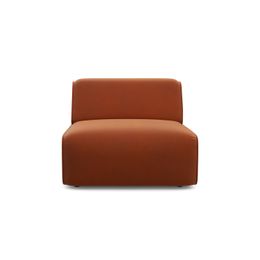 Sessel OTTO HOME "Merid Sofa-Mittel-Element, Breite: 84 cm", braun (messing), B:84cm H:70cm T:97cm, Struktur fein (100% Polyester);Samtoptik (100% Polyester);Samtcord (92% Polyester, 8% Polyamid), Sessel, Sessel, als Modul oder separat verwendbar, f&uuml;r individuelle Zusammenstellung