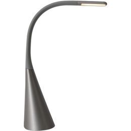 N&auml;ve N&Auml;VE LED Tischleuchte "Alf", grau, &Oslash; 11cm H: 65cm, 1 Stk., Leuchten, dimmbar, Touch-Funktion,USB-Ausgang als Ladestation 5V DC, LED Tischleuchte