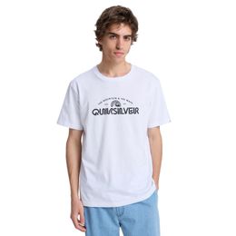 T-Shirt Quiksilver "EV Vista", Herren, Gr. L, wei&szlig;, Obermaterial: 70% Walkfrottier, 30% Walkfrottier;, Shirts T-Shirt