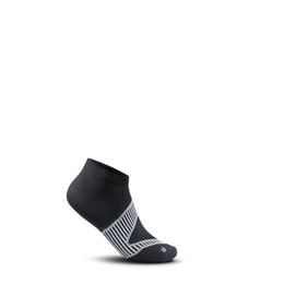 Sportsocken Bauerfeind "RUN PERFORMANCE LOW CUT SOCKS", Damen, Gr. 43-46, schwarz, Obermaterial: 91% Polyamid, 9% Elasthan, Socken Sportsocken, Laufsocken