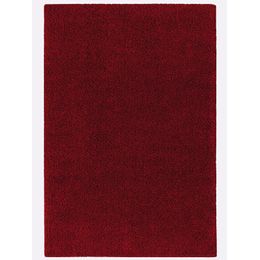 Teppich HEINE HOME Gr. 1, rot (weinrot), B:80cm H:30mm L:150cm, Kunstfaser, Polypropylen, Teppiche, Teppich