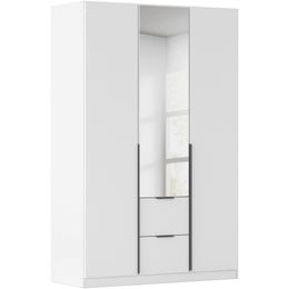 Dreht&uuml;renschrank OTTO HOME "Kleiderschrank Schrank Garderobe AGORDO mit Dekor- oder Hochglanzfront", wei&szlig; (alpinwei&szlig;), B:136cm H:210cm T:54cm, Holzwerkstoff, Schr&auml;nke, Dreht&uuml;renschrank, mit Au&szlig;enschubk&auml;sten, in 7 Breiten und 2 H&ouml;hen MADE IN GERMANY