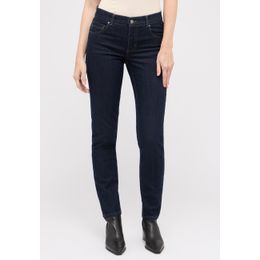 5-Pocket-Jeans Angels "CICI", Damen, Gr. 36, L&auml;nge 28, blau (night blau), Denim/Jeans, Obermaterial: 77% Baumwolle, 21% Polyester, 2% Elasthan, slim fit, Jeans 5-Pocket-Jeans, aus sportivem Denim