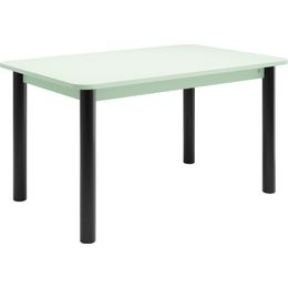 Esstisch Tom Tailor HOME "COLOR TABLE", fresh sage 08, schwarz 01, fresh sage 08, B:140cm H:76cm T:90cm, Tische, Esstisch, Esstisch, 4-Fu&szlig;, 3 Gr&ouml;&szlig;en, 3 Dekorfarben, 4 Fu&szlig;farben, ABS-Kante