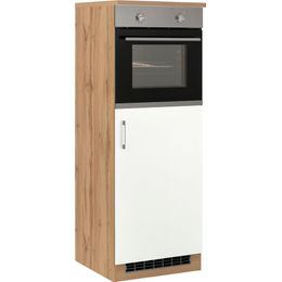 Backofen/K&uuml;hlumbauschrank KOCHSTATION "KS-Colmar", wei&szlig;, B:60cm H:165cm T:60cm, Holzwerkstoff, Schr&auml;nke, Backofen/K&uuml;hlumbauschrank, 60 cm breit, 165 cm hoch, f&uuml;r Einbauk&uuml;hlschrank und Einbaubackofen