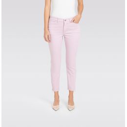 7/8-Jeans MAC "Dream Chic", Damen, Gr. 36, L&auml;nge 29, rosa (faded mauve ppt), Denim/Jeans, Obermaterial: 88% Baumwolle, 8% Elastomultiester, 4% Elasthan, sehr figurbetont 7/8-L&auml;nge, Jeans 7/8-Jeans, verk&uuml;rzte Form mit Rei&szlig;verschluss