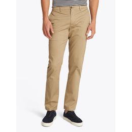 Chinohose Tommy Hilfiger "DENTON PRINTED STRUCTURE CHINO", Herren, Gr. 30, L&auml;nge 34, gr&uuml;n (batique khaki), Web, Obermaterial: 96% Baumwolle, 4% Elasthan, slim fit lang, Hosen Chinohose, mit Struktur