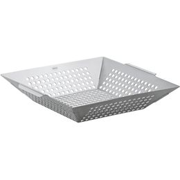 R&ouml;sle Grillpfanne R&Ouml;SLE "Grill- und Gem&uuml;sepfanne", silber, B:33cm H:6,5cm L:30cm, Pfannen, Grillpfanne