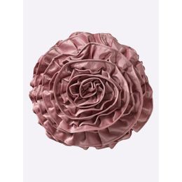 Kopfkissen HEINE HOME, rosa (altrose), B:40cm L:40cm, 100% Polyester, Kopfkissen, Kopfkissen