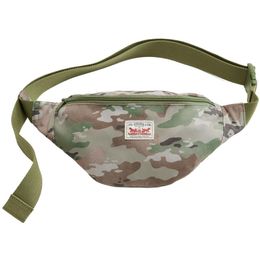 Levi's Bauchtasche LEVI'S "DUBOCE SLING OV", Damen, ombre camo, Web, Kunstfaser, gemustert, tarnfarben, Taschen Bauchtasche, mit Logo Stickerei