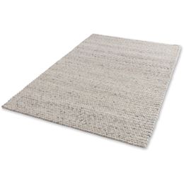 Sch&ouml;ner Wohnen Kollektion Teppich "Enisa 6027", beige (creme), B:140cm H:15mm L:200cm, Baumwolle, Kunstfaser, Wolle, SCH&Ouml;NER WOHNEN-KOLLEKTION, Teppiche, Teppich, Struktur, Wolle, handweb, Wohnzimmer, Sch&ouml;ner Wohnen Kollektion