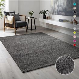 Hochflor-L&auml;ufer Sanat "LOCA" Gr. 12, grau, B:80cm H:30mm L:250cm, Kunstfaser, Teppiche, Hochflor-L&auml;ufer, Wohnzimmer, Langflor, Shaggy, Schlafzimmer