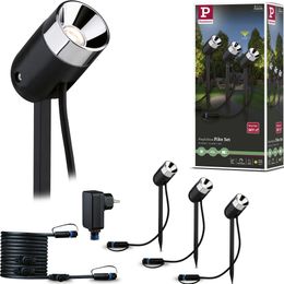 LED Gartenstrahler Paulmann "Plug & Shine", grau (anthrazit), H:31cm T:8cm &Oslash;:5cm, Leuchten, LED Gartenstrahler, LED-Modul, 3000K 24V Anthrazit