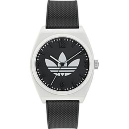 Quarzuhr adidas originals "PROJECT TWO", schwarz (schwarz, schwarz), Armbanduhren, Damen, Quarzuhr, Armbanduhr, Damenuhr, Herrenuhr
