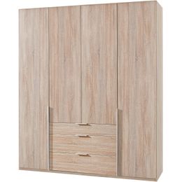Kleiderschrank wimex "New York", braun (struktureichefarben hell), B:180cm H:236cm T:58cm, Schr&auml;nke, Kleiderschrank, wahlweise 208 oder 236cm hoch