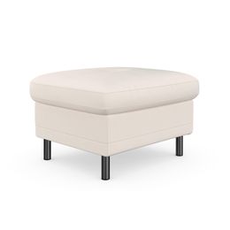 Stauraumhocker Home Affaire "Calando", beige (creme), B:76cm H:46cm T:64cm, 100% Polyester, Hocker, Stauraumhocker, passend zur Polsterserie "Calando", auch im Soft-Clean-Bezug