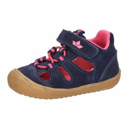 Lauflernschuh Lico "Lauflernschuh Gwen V", M&auml;dchen, Gr. 26, blau, Veloursleder, Schuhe Lauflernschuh