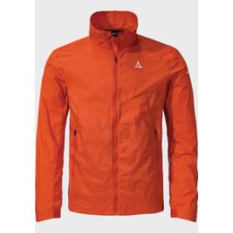 Sch&ouml;ffel Outdoorjacke SCH&Ouml;FFEL "Jacket Bygstad M", Herren, Gr. 56, orange (5480, orange), Oberstoff : 100% Nylon, regular fit, hoch geschlossener Ausschnitt, Jacken Outdoorjacke