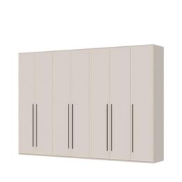 Dreht&uuml;renschrank OTTO HOME "Opera mit oder ohne Kranz inkl. LED-Bel.,B 227,272,317 oder 362 cm", cashmere, B:317cm H:224cm T:56cm, FSC-zertifizierter Holzwerkstoff, MDF, Schr&auml;nke, Dreht&uuml;renschrank, UV lackiert, Soft Close Funktion, H&ouml;henverstellbare F&uuml;&szlig;e