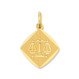 Sternzeichenanh&auml;nger ONE ELEMENT "Waage Sternzeichen Anh&auml;nger aus 333 Gelbgold", gold, Schmuckanh&auml;nger, Damen, Waage, Gelbgold 333, Sternzeichenanh&auml;nger, Astro