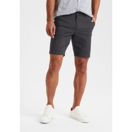 H.I.S. Chinoshorts H.I.S "regular-fit", Herren, Gr. 32, N-Gr, grau (anthrazit), Web, Obermaterial: 98% Baumwolle, 2% Elasthan, unifarben, regular fit kurz, Hosen Chinoshorts, Shorts aus elastischer Baumwoll-Qualit&auml;t, Topseller