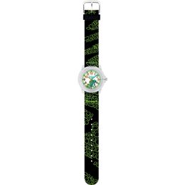 Quarzuhr Scout "Crystal", schwarz (schwarz, gr&uuml;n), Armbanduhren, M&auml;dchen, Quarzuhr, Armbanduhr, Kinderuhr, Lernuhr, Geschenkidee, Schulanfang, Jungen,Dino