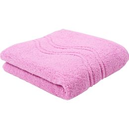 Duschtuch Ross "Cashmere feeling", lila (mauve), B:75cm L:140cm, Frottier, Baumwolle, Handt&uuml;cher, Duschtuch, 100% Baumwolle, mit Wellen-Bord&uuml;re, gro&szlig;e Farbauswahl