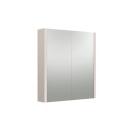 Spiegelschrank Welltime "Urban", grau (kashmir grau), B:58,2cm H:65cm T:12cm, FSC-zertifizierter Holzwerkstoff, Schr&auml;nke, Spiegelschrank, T&uuml;ren mit Soft-Close-Funktion, mit 2 Glaseinlegeb&ouml;den