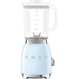 Smeg Standmixer "BLF03PBEU", blau (pastellblau), B:24cm H:35cm T:27,5cm, Zerkleinerer, Standmixer