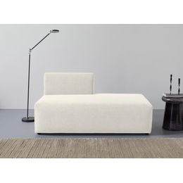 Chaiselongue "LYZA Open end, Loungem&ouml;bel zum Relaxen, Ma&szlig;e B/T/H: 152/96/74 cm", beige (creme), B:152cm H:74cm T:96cm, 100% Polyester, LeGer Home by Lena Gercke, Sofas, Chaiselongue, als Modul oder separat verwendbar, f&uuml;r individuelle Zusammenstellung