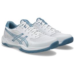 Hallenschuh asics "GEL-ROCKET 12", Damen, Gr. 48, wei&szlig;, cool grau, Textil, Schuhe Hallenschuh, besonders geeignet f&uuml;r Handball und Volleyball