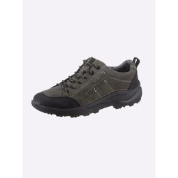 Schn&uuml;rschuh Jomos, Damen, Gr. 40, grau (anthrazit), Veloursleder, Schuhe Schn&uuml;rschuh