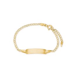 Armband Amor "2014338", gold (gelbgoldfarben), Armb&auml;nder, M&auml;dchen, 14cm, Gelbgold 375, Armband