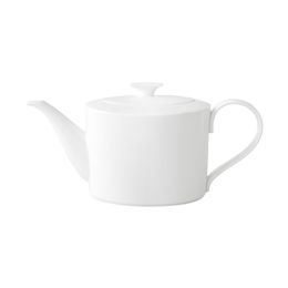 Villeroy & Boch Teekanne VILLEROY & BOCH "Teekanne Modern Grace 1,2 Liter wei&szlig;", wei&szlig;, Kannen, Teekanne