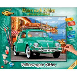 Malen nach Zahlen Schipper "Meisterklasse Premium - Volkswagen K&auml;fer", bunt, Malvorlagen, KinderB:41cm H:52cm, Malen nach Zahlen, Made in Germany, B:41cm H:52cm