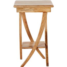 Beistelltisch HEINE HOME, beige (natur), B:40cm H:66cm T:40cm, Tische, Beistelltisch