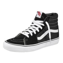 Sneaker Vans "SK8-Hi", Herren, Gr. 47, schwarz, Textil, Veloursleder, Schuhe Sneaker, aus textilem Canvas-Material, Topseller