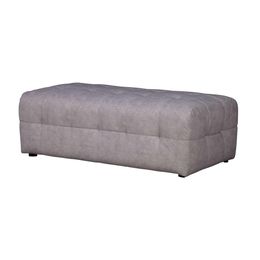 Polsterhocker Home Affaire "Nosia", grau, B:120cm H:47cm T:70cm, 100% Polyester, Hocker, Polsterhocker, passend zur Serie