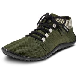 Barfu&szlig;schuh Leguano "BEAT", Herren, Gr. 48, gr&uuml;n (dunkelgr&uuml;n), Textil, Schuhe Barfu&szlig;schuh, Freizeitschuh, Halbschuh, Schn&uuml;rschuh f&uuml;r Maschinenw&auml;sche geeignet