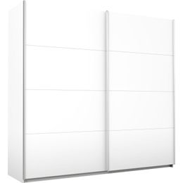 Schwebet&uuml;renschrank Rauch "Quadra Kleiderschrank Schrank Gaderobe", wei&szlig;, B:226cm H:210cm T:62cm, Holzwerkstoff, Schr&auml;nke, Schwebet&uuml;renschrank, mit M&ouml;glichkeit zur individuellen Frontgestaltung, leichtg&auml;ngige T&uuml;ren