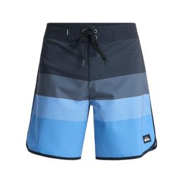 Boardshorts Quiksilver "Surfsilk Scallop 18", Herren, Gr. 31SM, schwarz tijuana, Obermaterial: 88% Microfaser, 12% Elasthan;, Hosen Boardshorts