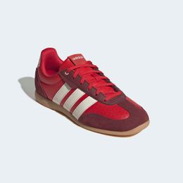 Sneaker adidas Sportswear "BARREDA LO", Damen, Gr. 43, better scarlet, sanftes wei&szlig;, gum 3, Synthetik, Schuhe Sneaker
