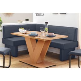 Eckbank Home Affaire, blau, B:182cm H:89cm T:142cm, Sitzb&auml;nke, Eckbank